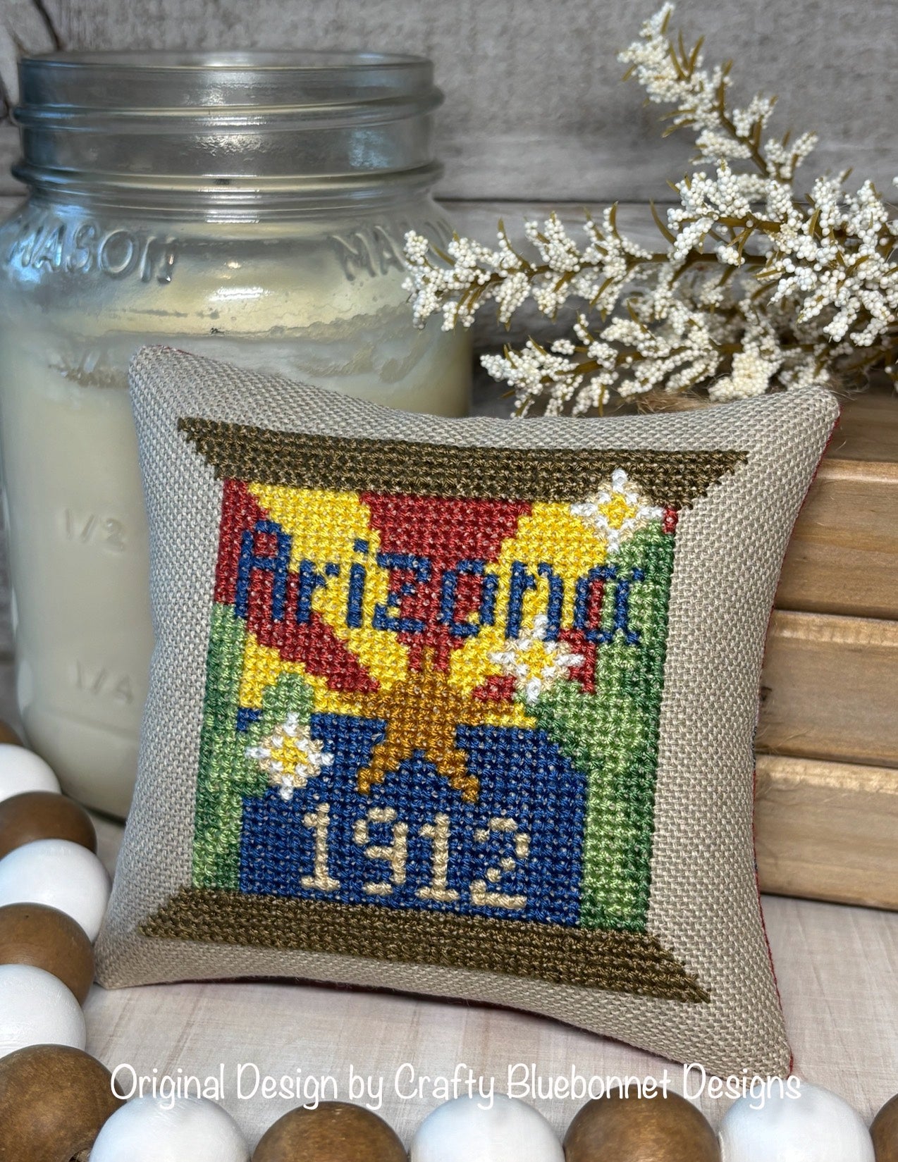 Arizona State Spool – Crafty Bluebonnet Designs