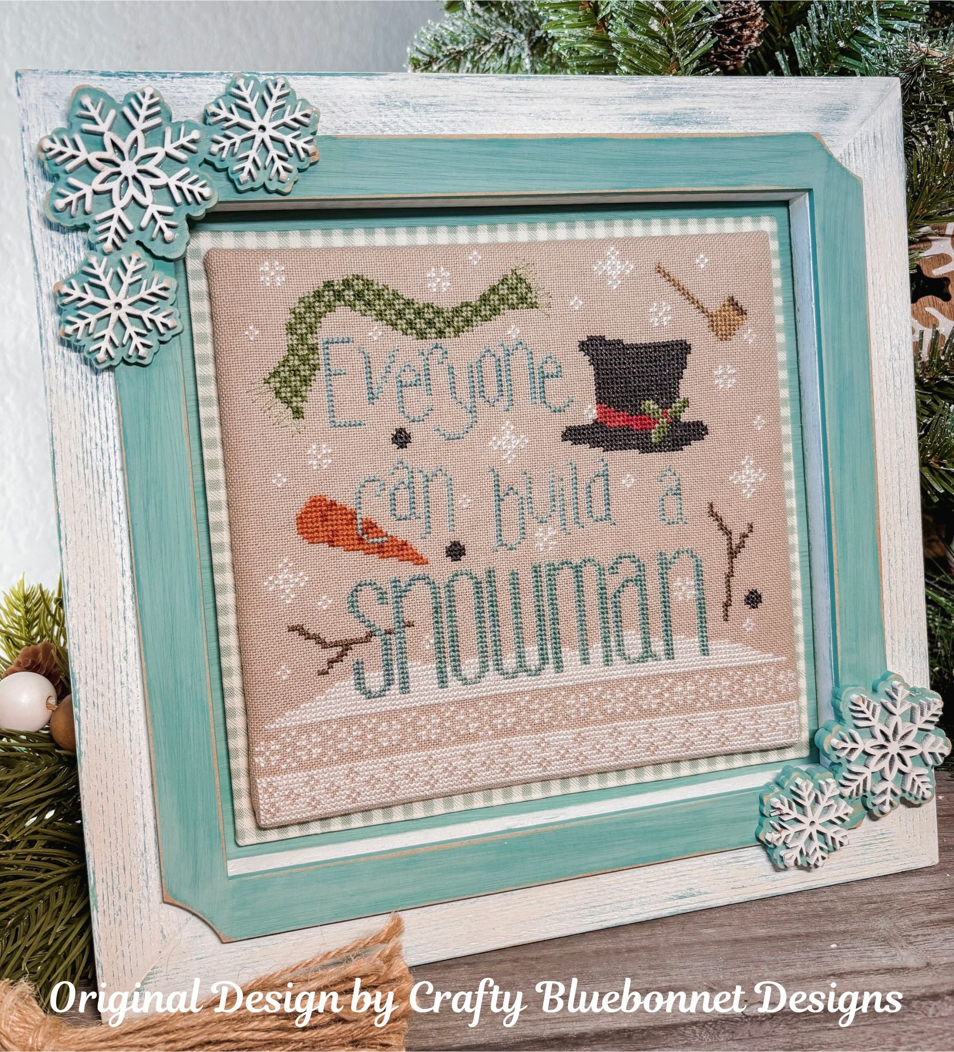 Everyone Can Build a Snowman – Crafty Bluebonnet Designs
