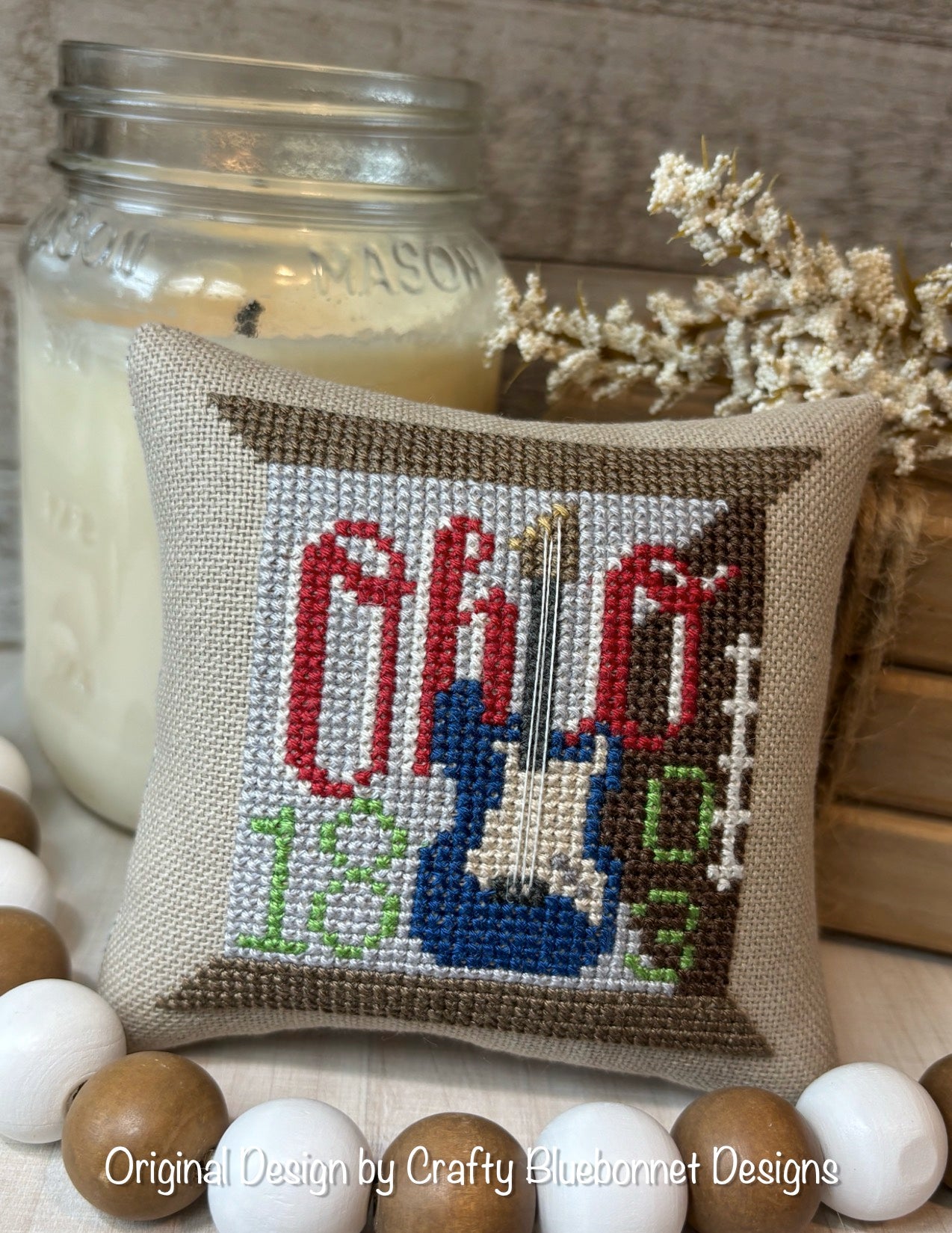 Ohio State Spool – Crafty Bluebonnet Designs